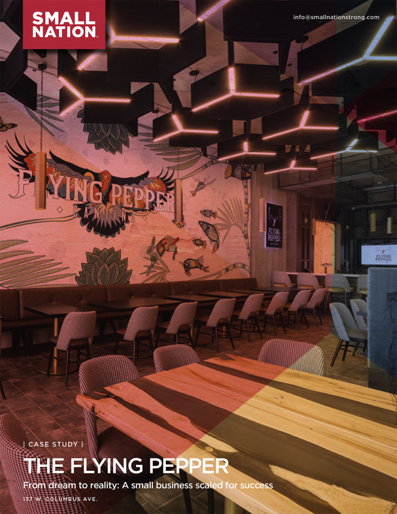 The Flying Pepper - Small Nation: Helping Small Towns and Businesses Thrive