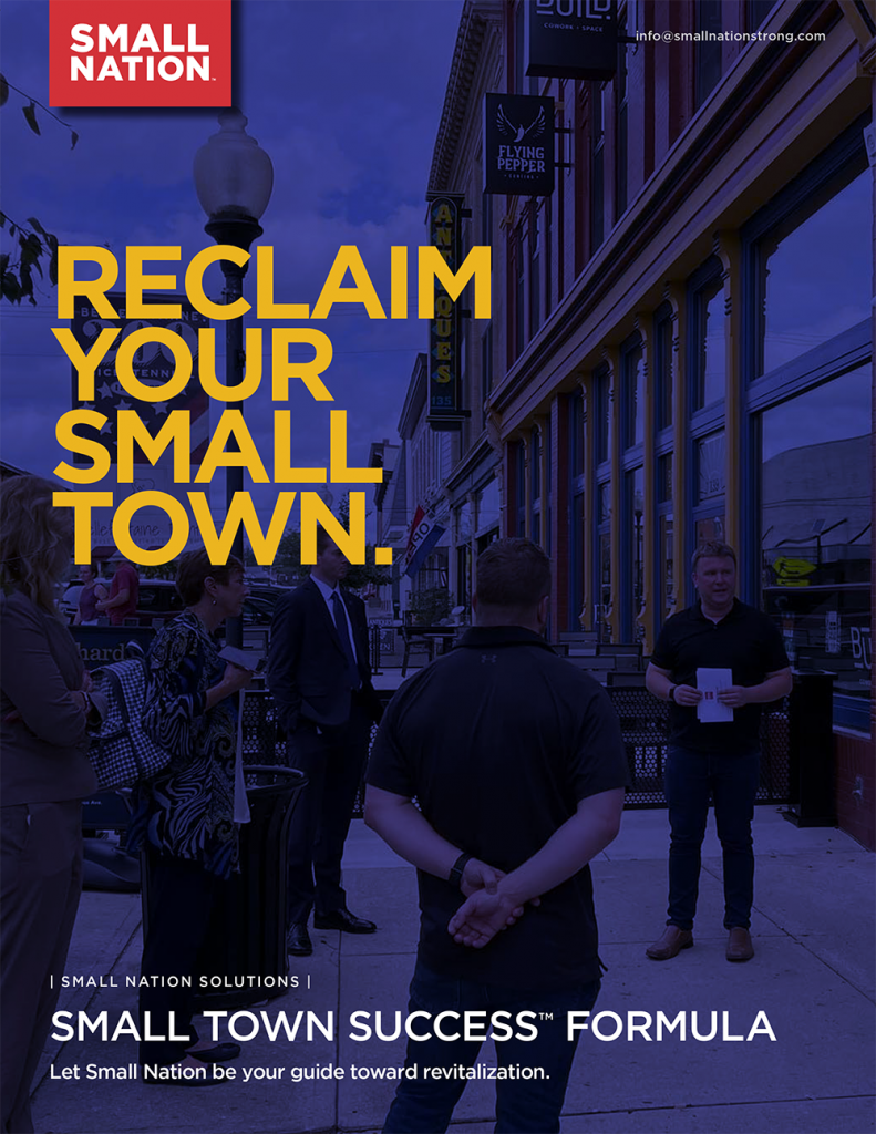 Small Town Success Formula - Small Nation: Helping Small Towns and ...
