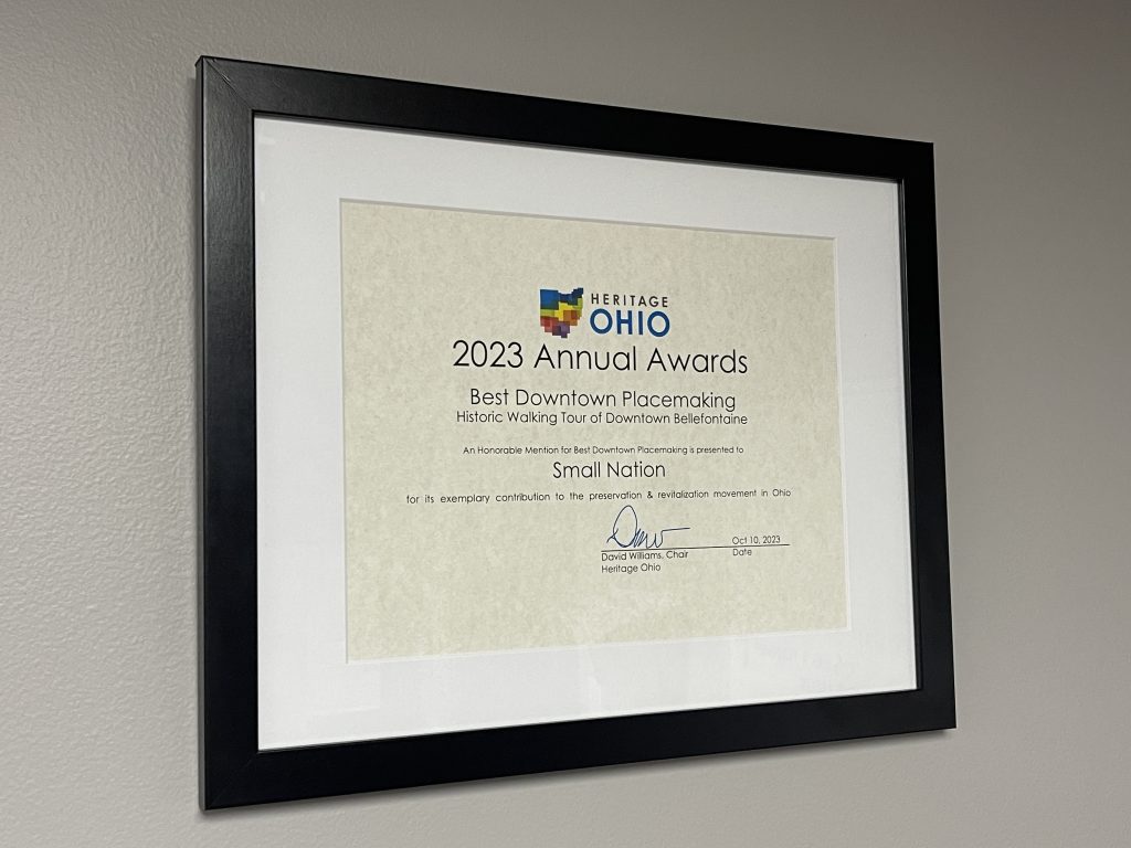 Small Nation Recognized at Heritage Ohio Annual Conference - Small ...